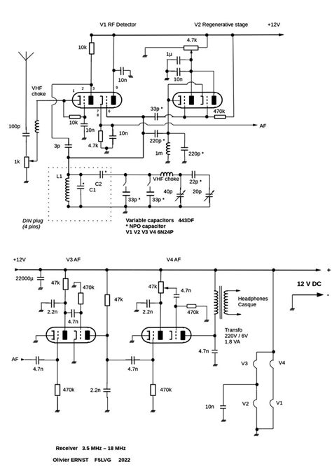 Sw Regenerative Receiver 12v 4 Tubes 2024