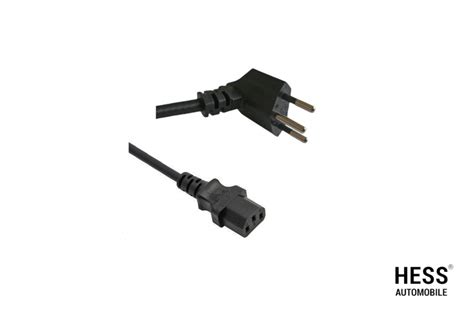 Hess Automobile Netzkabel Gewinkelt 2 0m Typ Ch