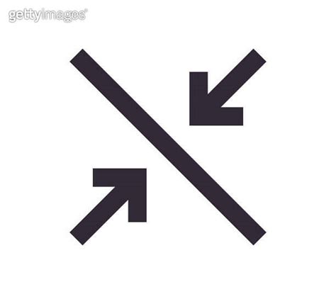 Scaling Symbol And Sizing Arrow Icon Simple Outline 1791052089 게티이미지뱅크