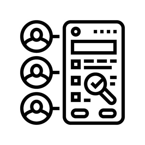 User Testing Ux Ui Design Line Icon Vector Illustration 41281591 Vector Art At Vecteezy