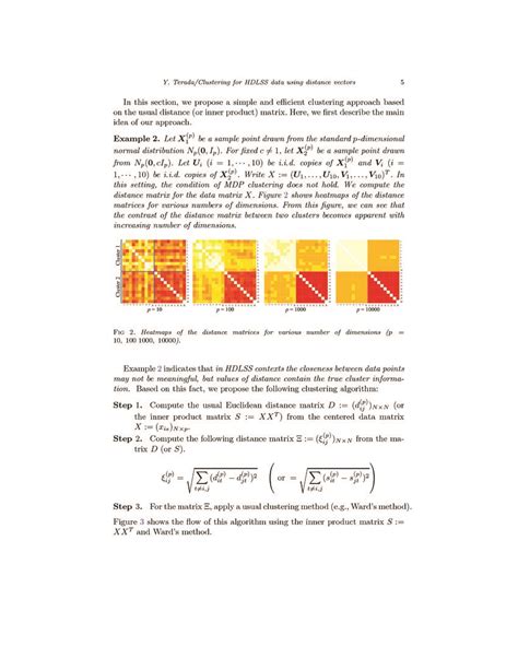Clustering For High Dimension Low Sample Size Data Using Distance