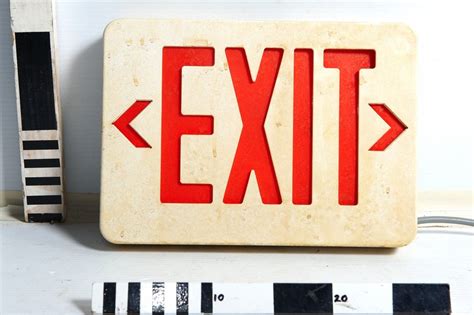 Backlit Exit Sign Propco