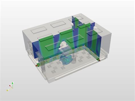 Cleanroom Ventilation Copy By B59179b274c343 Simscale
