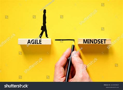 Agile Mindset Symbol Concept Words Agile Stock Photo 2214978927 Shutterstock