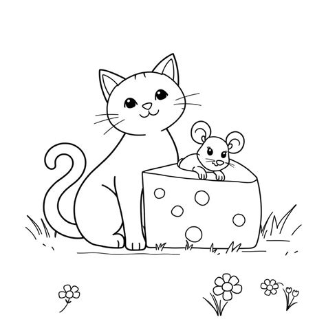 무료 고양이 색칠하기 그림 다양한 귀여운 고양이 색칠 도안