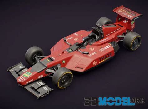 3d Model Formula Theta Sportcar