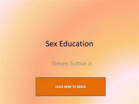 PPT Sex Education PowerPoint Presentation Free Download ID