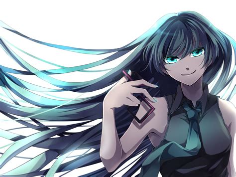 Vocaloid Miku Hatsune Hair Down
