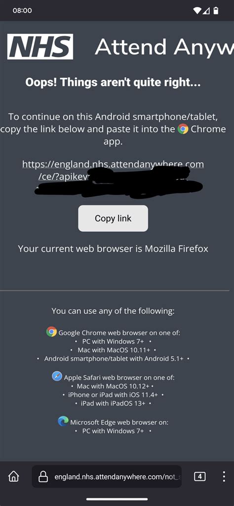 just updated firefox had an error message the procedure entry point