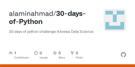github alaminahmad 30 days of python 30 days of python challenge