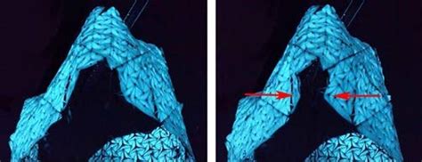 Left Luminous Blanket In Static State Right Partial Skin Of Blanket