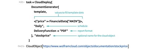 generate a report according to a schedule—wolfram documentation