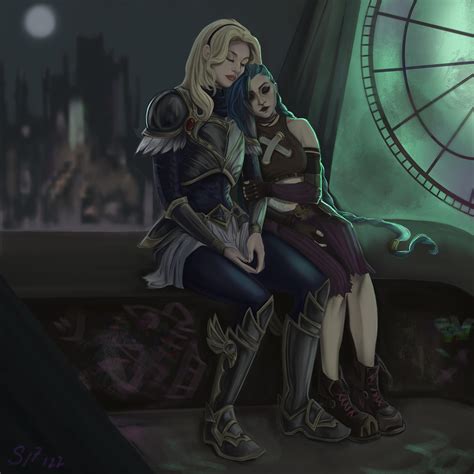 Lux And Arcane Jinx Commission Fanart I Had The Pleasure To Do R