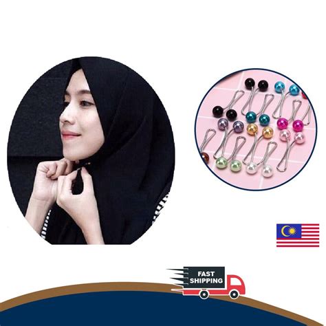 Hijab Pin Muslim Headscarf Clip Fashion Scarf Clip U Shaped Klip Neck