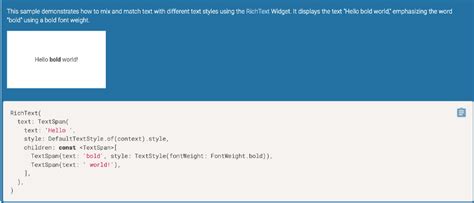 Flutter Richtext