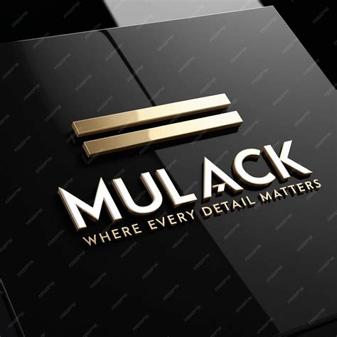 Luxury Redefined Mulack Event Logo In 16k Detail Premium Ai Generated