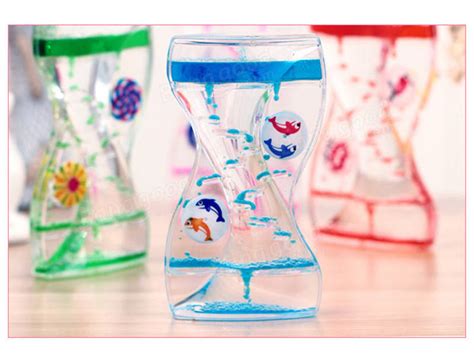 liquid floating timer home office decor desktop motion visual timer oil