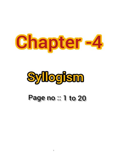 Syllogism 2 Pdf