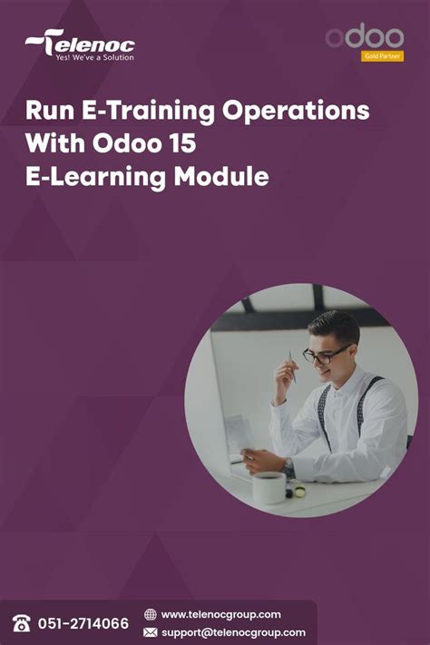 Telenoc Is Providing E Training Odoo E Learning Module Business Management Elearning