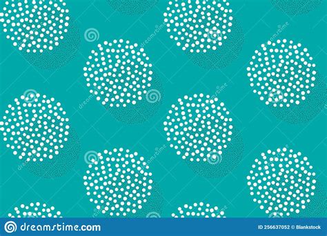 Dotwork Circles Seamless Pattern Background Noise Stipple Dots Texture