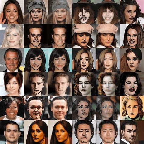 Input Cartoon Images And Generatedreconstructed Faces Applying Our Download Scientific Diagram