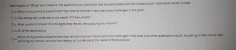 Solved With Respect To Lifting Your Network The Questions Chegg
