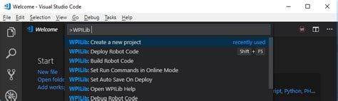 Creating Java Robot Programs With Vs Code Firstmncsa