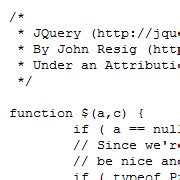 The JQuery Source Code Circa ChurchMag