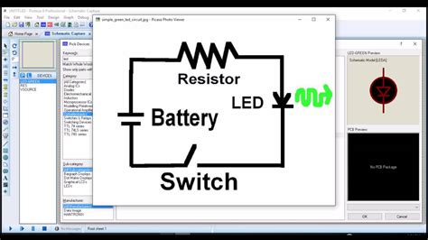 How To Design A Circuit In Proteus Youtube