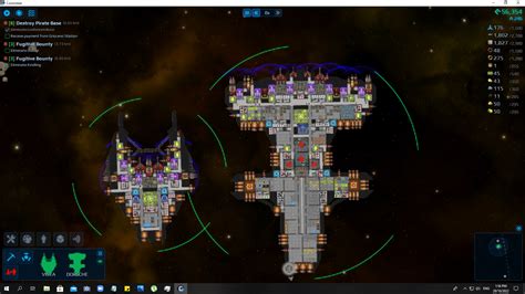 my factory ship and my interceptor r cosmoteer