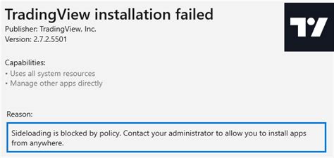 Tradingview Installation Failed Rtradingview
