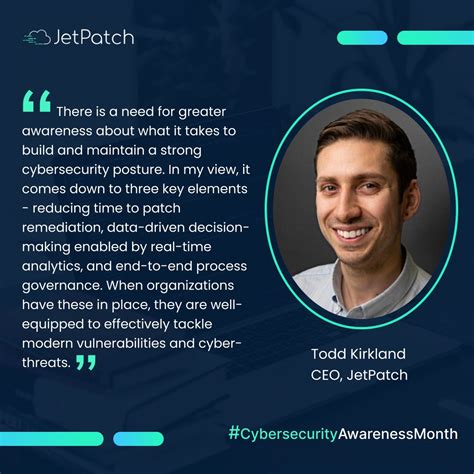 Jetpatch On Linkedin Cybersecurityawarenessmonth Cybersecurity Patchmanagement Jetpatch