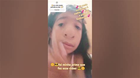 Foi Minha Prima Que Fez O Vídeo 💕 Youtube