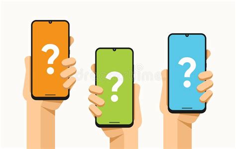 Smartphone Mockup In Human Hand Scan Qr Code Vector Flat Colorful
