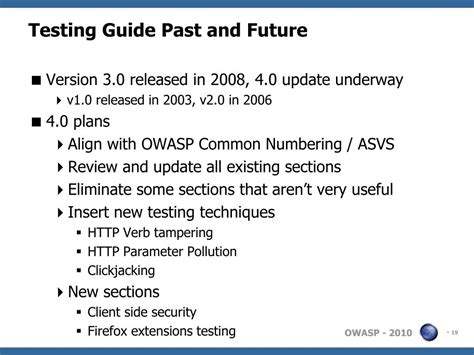 Ppt The Owasp Documentation Projects Powerpoint Presentation Free Download Id5171943