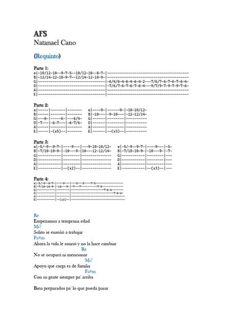 Afs Requinto Y Acordes Pdf