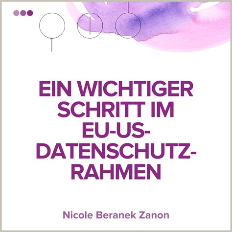 An Important Step In The Eu Us Data Protection Framework HÄrting Rechtsanwälte