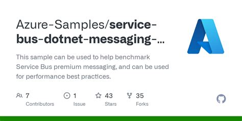GitHub Azure Samples Service Bus Dotnet Messaging Performance This Sample Can Be Used To Help