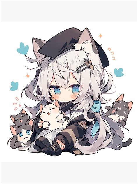 Anime Chibi Cat Girl Sketch