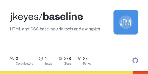 GitHub Jkeyes Baseline HTML And CSS Baseline Grid Tools And Examples