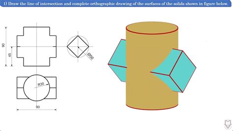 10 Intersection Of Solids Youtube