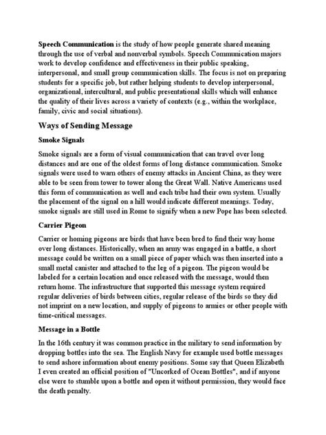 Speech Communication Pdf Instant Messaging Communication