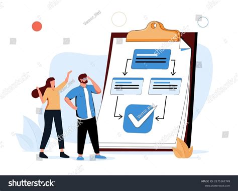 Procedure Work Flow Process Steps Scheme Stock Vector Royalty Free 2175167749 Shutterstock
