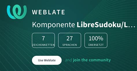 LibreSudoku LibreSudoku German Hosted Weblate