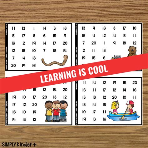 Numbers To 20 Kindergarten Fluency Spring Simply Kinder Printable Membership
