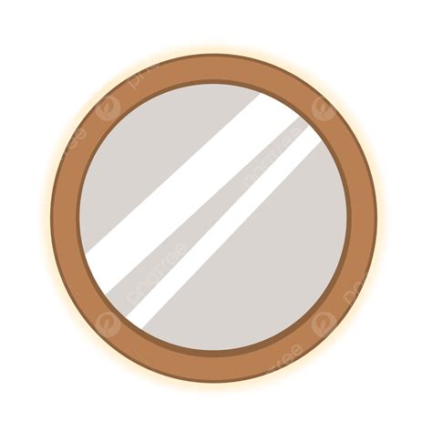 둥근 나무 거울 둥근 거울 나무 거울 거울 Png 일러스트 및 Psd 이미지 무료 다운로드 Pngtree