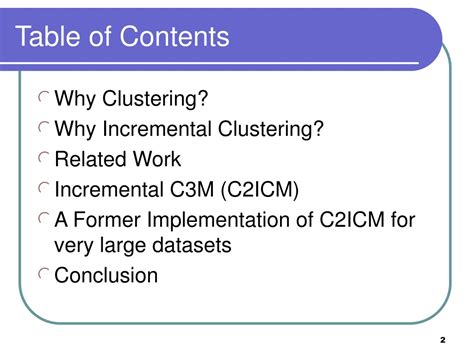 Ppt Very Large Scale Incremental Clustering Powerpoint Presentation Free Download Id9470486