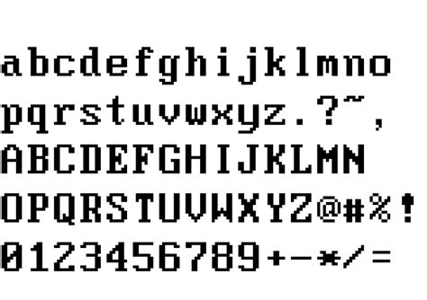 Dos Font Free Download