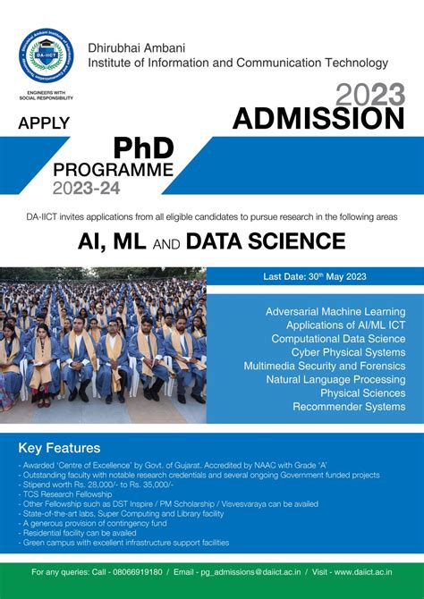 Dhirubhai Ambani Institute Of Information And Communication Technology On Linkedin Daiict Phd