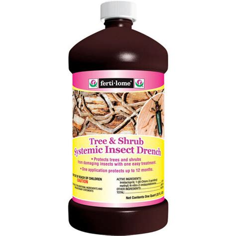 Ferti Lome Insect Killer Tree Shrub Systemic Insect Drench Liquid Concentrate Oz